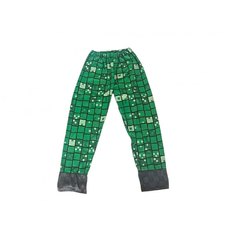 Dětský kostým Minecraft Creeper Pixely 128-134 L | bHome.cz